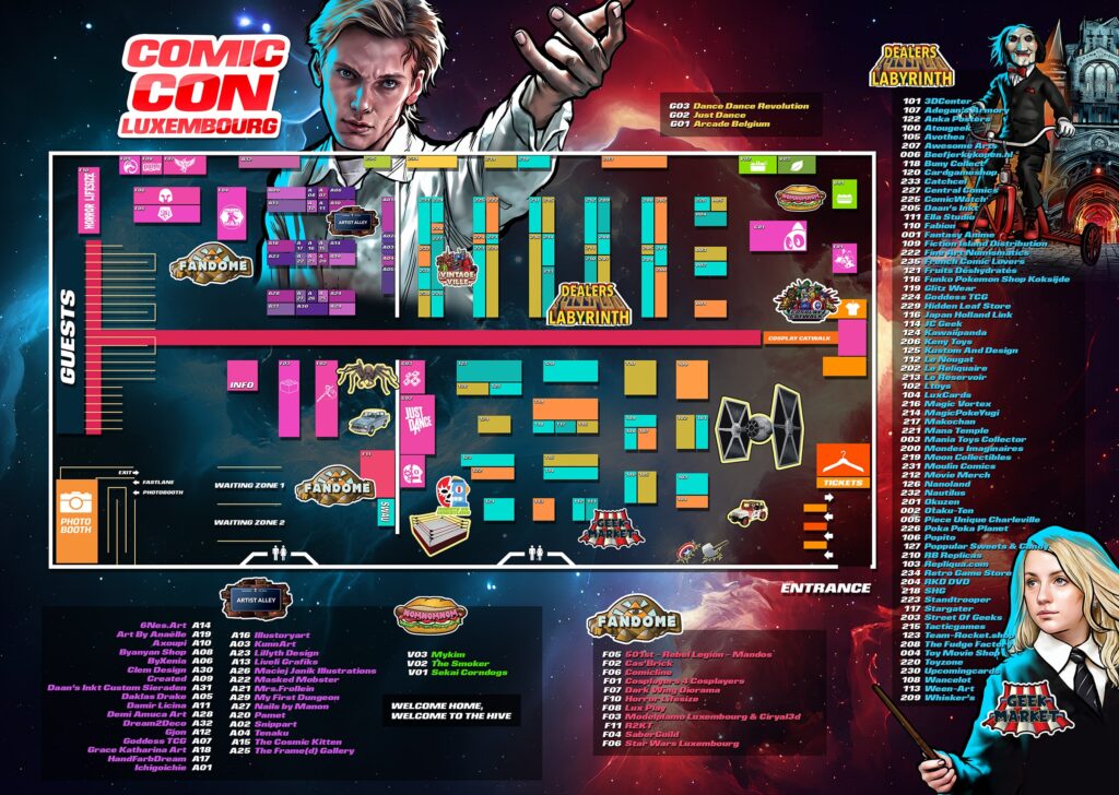 Floor Plan - Comiccon Luxembourg